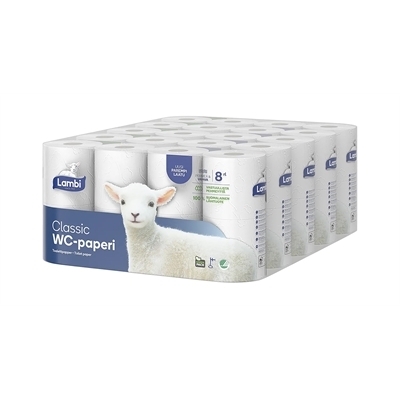 WC-paperi Lambi Classic /40 rll säkki Wulffilta