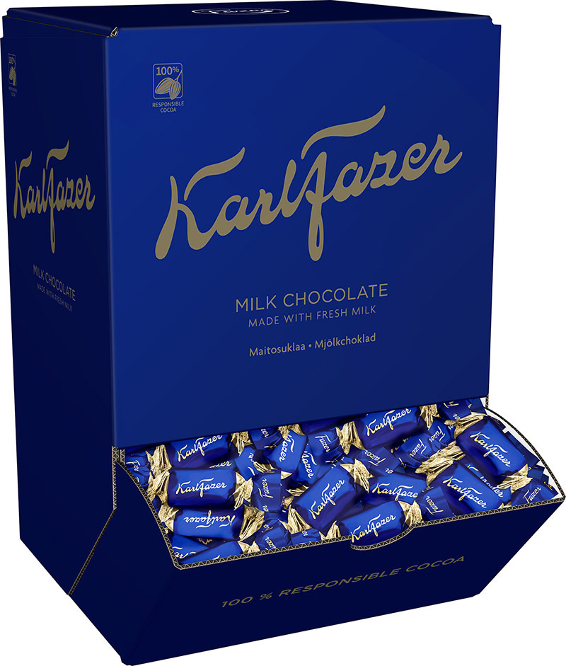 Suklaakonvehti Fazer Sininen/3kg Wulffilta