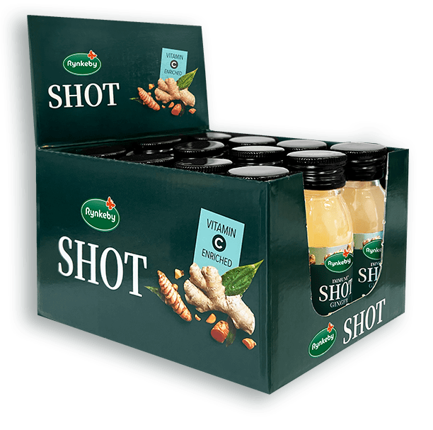 Rynkeby Shot Ginger inkiväärishotti 60 ml - tee tilaus Wulffinkulmassa