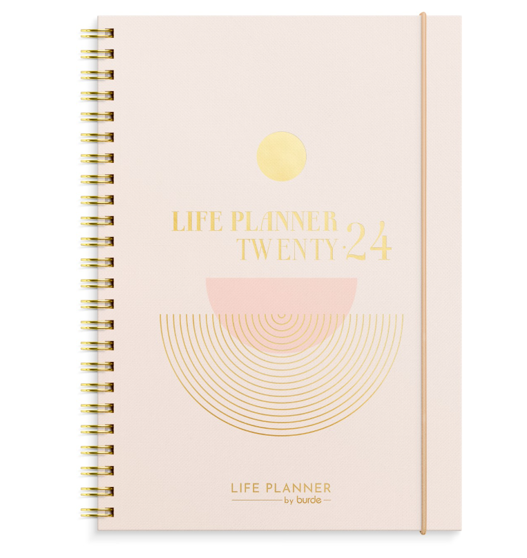 Life Planner Pink 2024 - Burde kalenteri